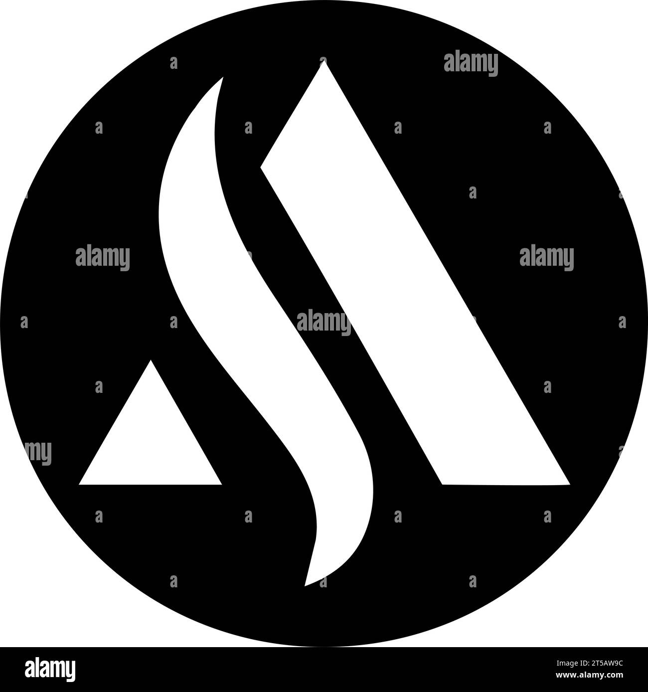 Infinity symbol logo design vector vectors Black and White Stock Photos ...