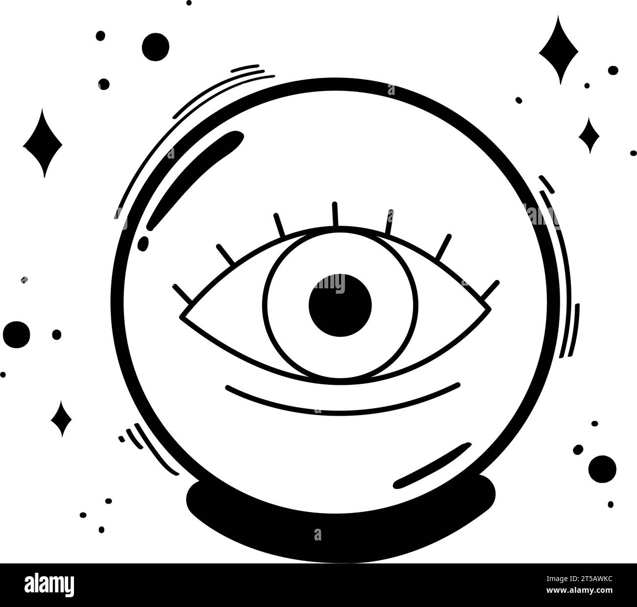 Crystal eye Stock Vector Images - Alamy