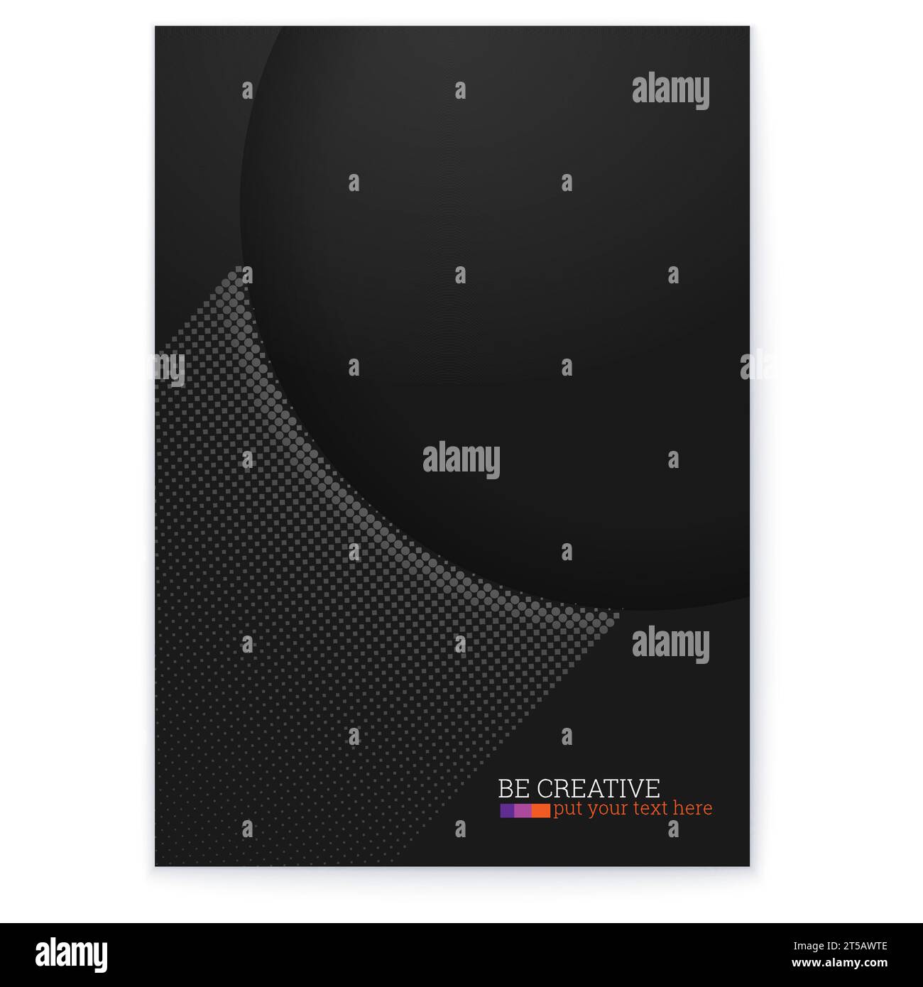 Abstract geometric poster halftone Stock Vector Images - Alamy