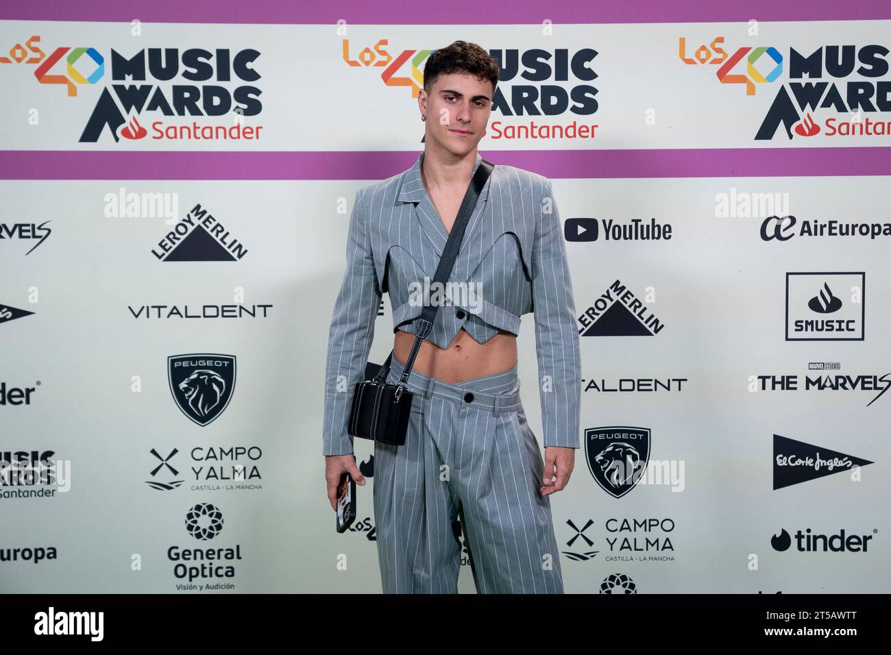 Influencer Jordi Rodríguez poses during the photocall of the 40 Music ...