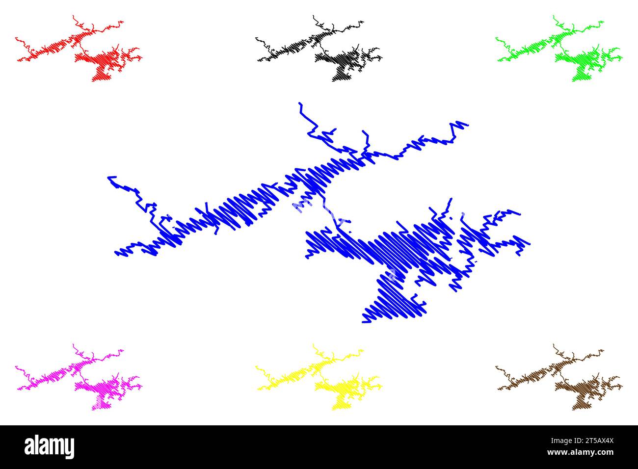 Lake Greers Ferry Reservoir (United States of America, North America ...