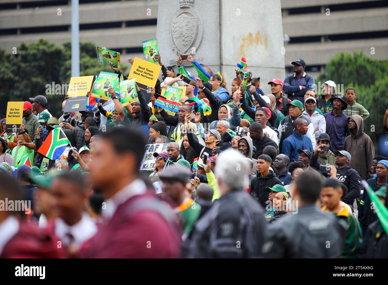 Springboks rugby world cup parade hi-res stock photography and images ...