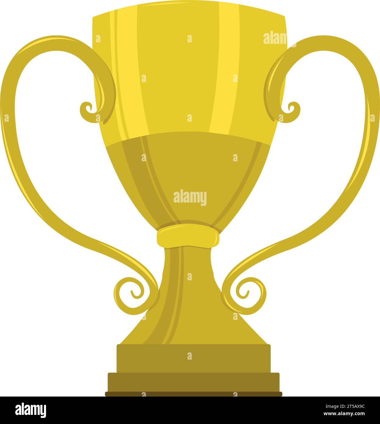 Isolated golden championship cup soccer trophy Vector Stock Vector ...