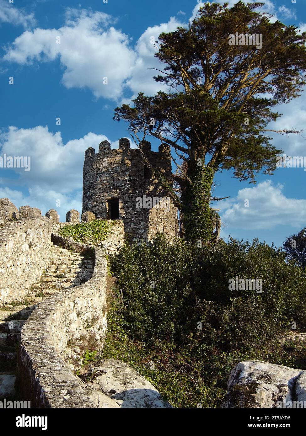 Medieval Castelo dos Mouros aka Castle of the Moors in Sintra, Portugal ...
