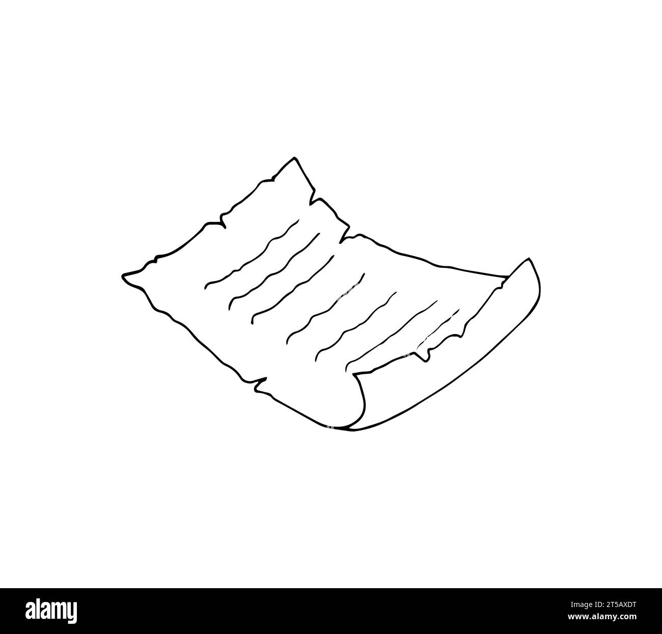 An old piece of paper with lettering. Hand drawn ancient papyrus ...