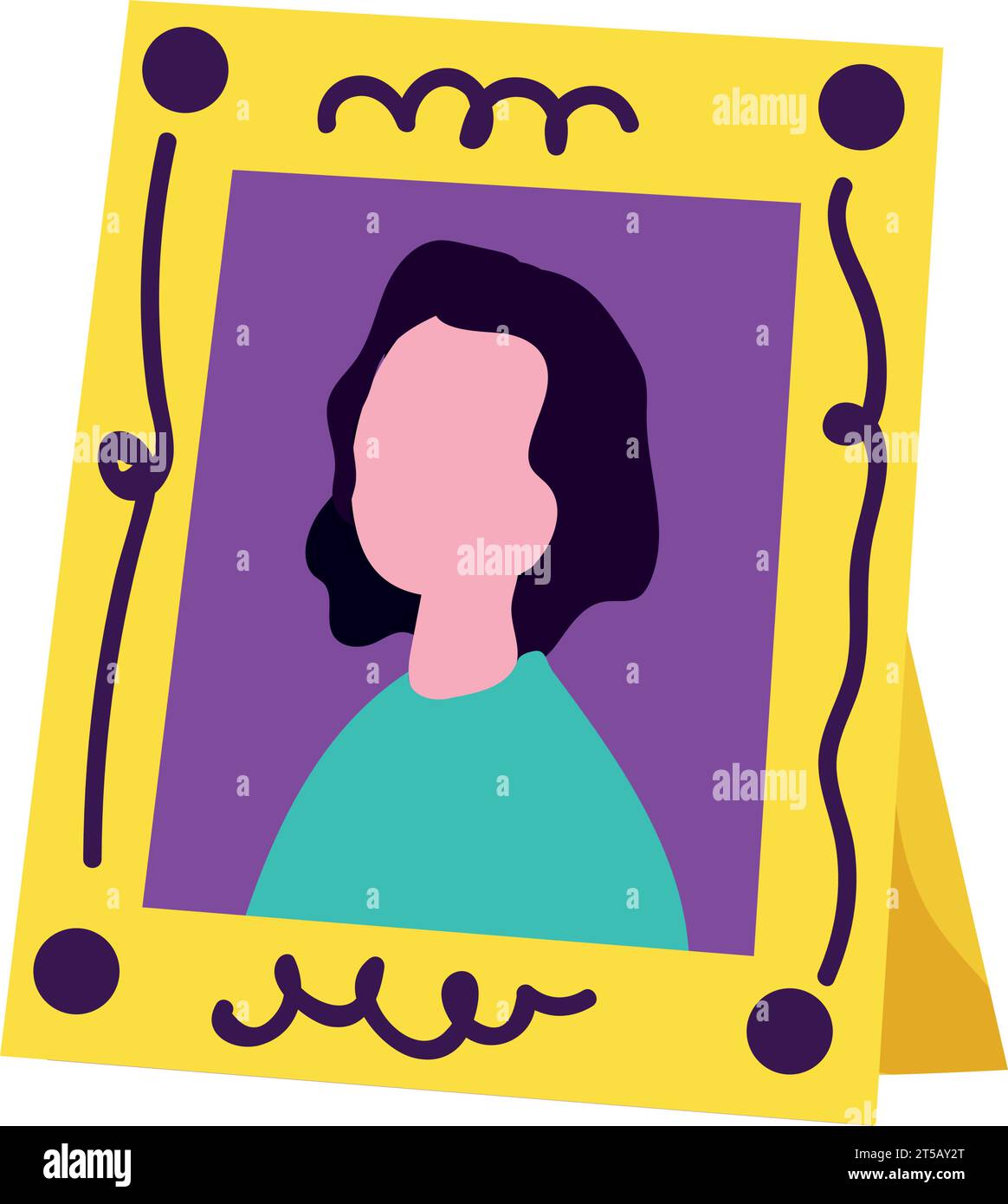 Isolated abstract photo portrait icon Vector Stock Vector Image & Art ...