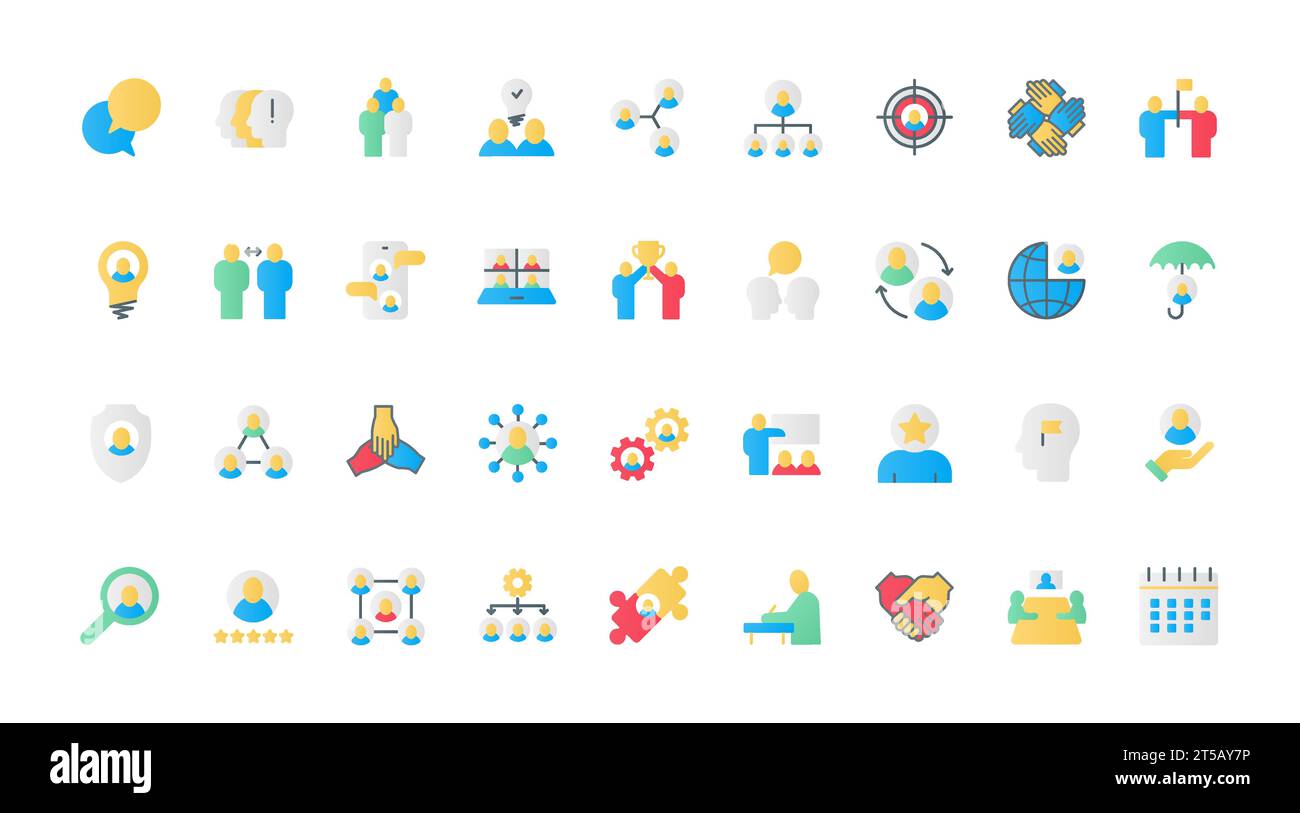 Employee work groups Stock Vector Images - Alamy