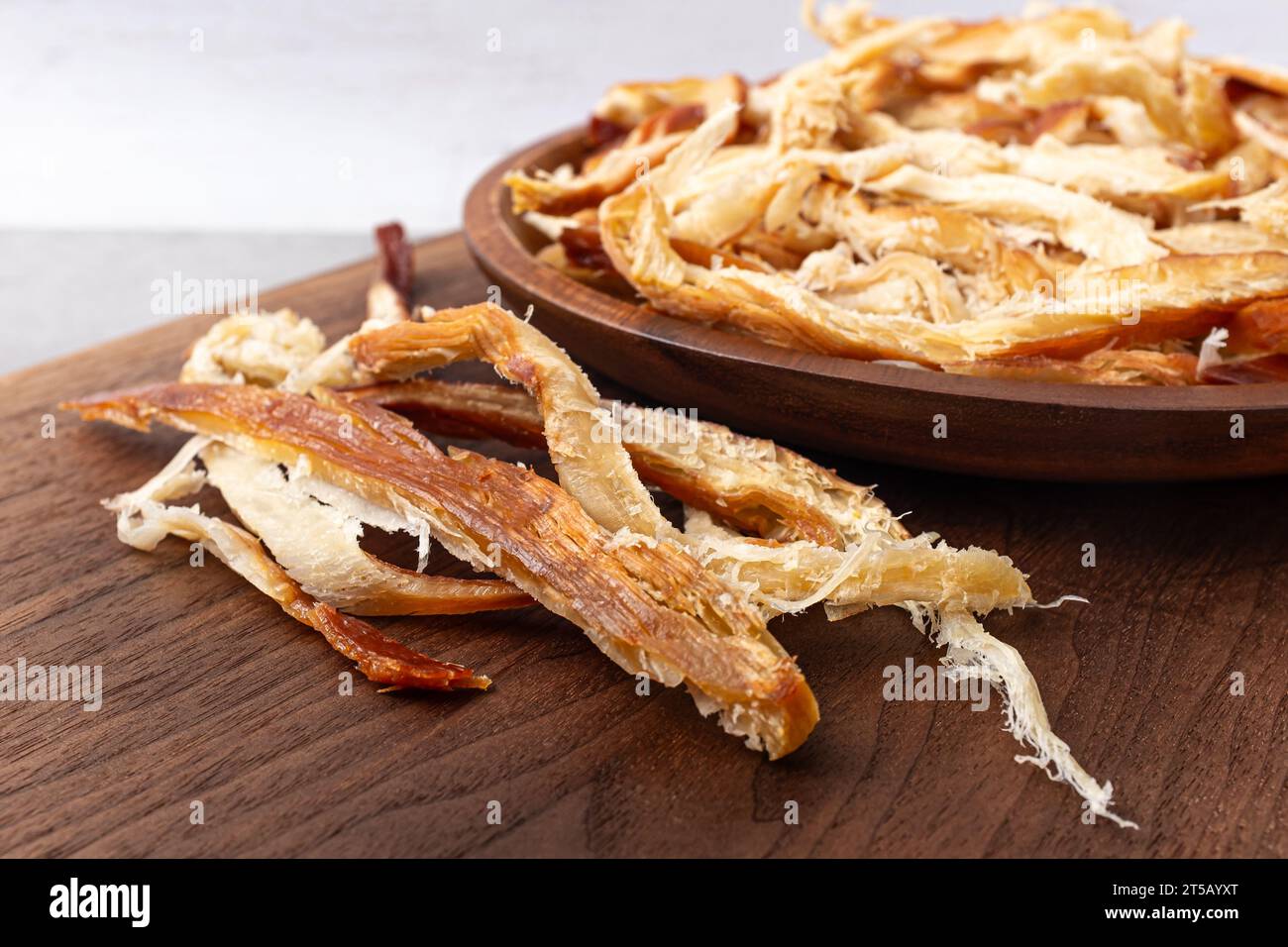 Sweet and chewy pastry butter squid Stock Photo - Alamy
