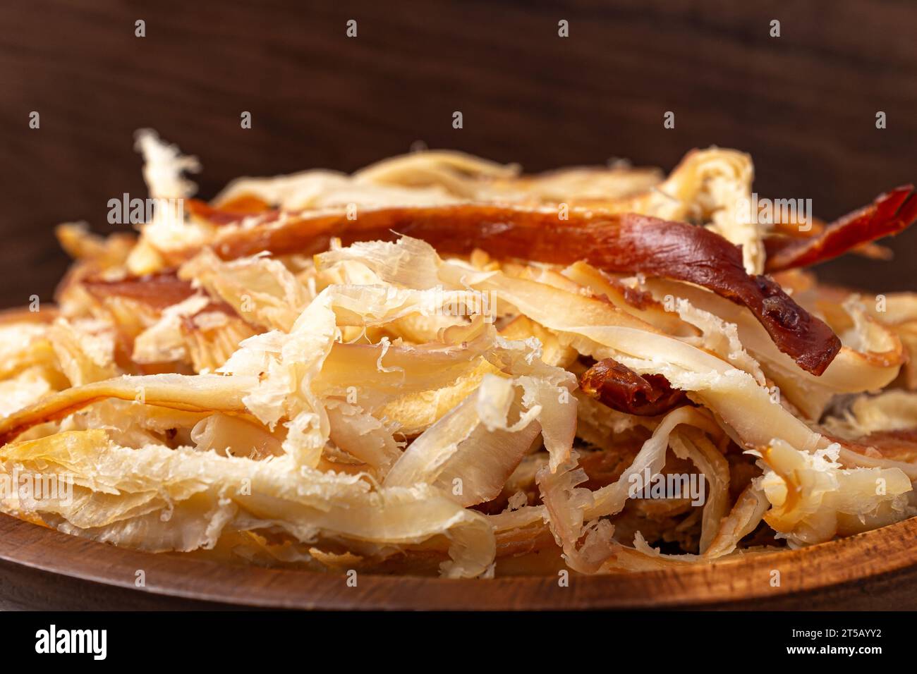 Sweet and chewy pastry butter squid Stock Photo - Alamy