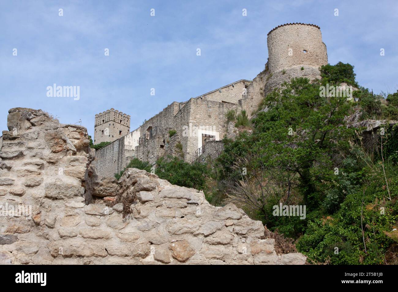 Old fortified castle shot outdoors Stock Photo - Alamy