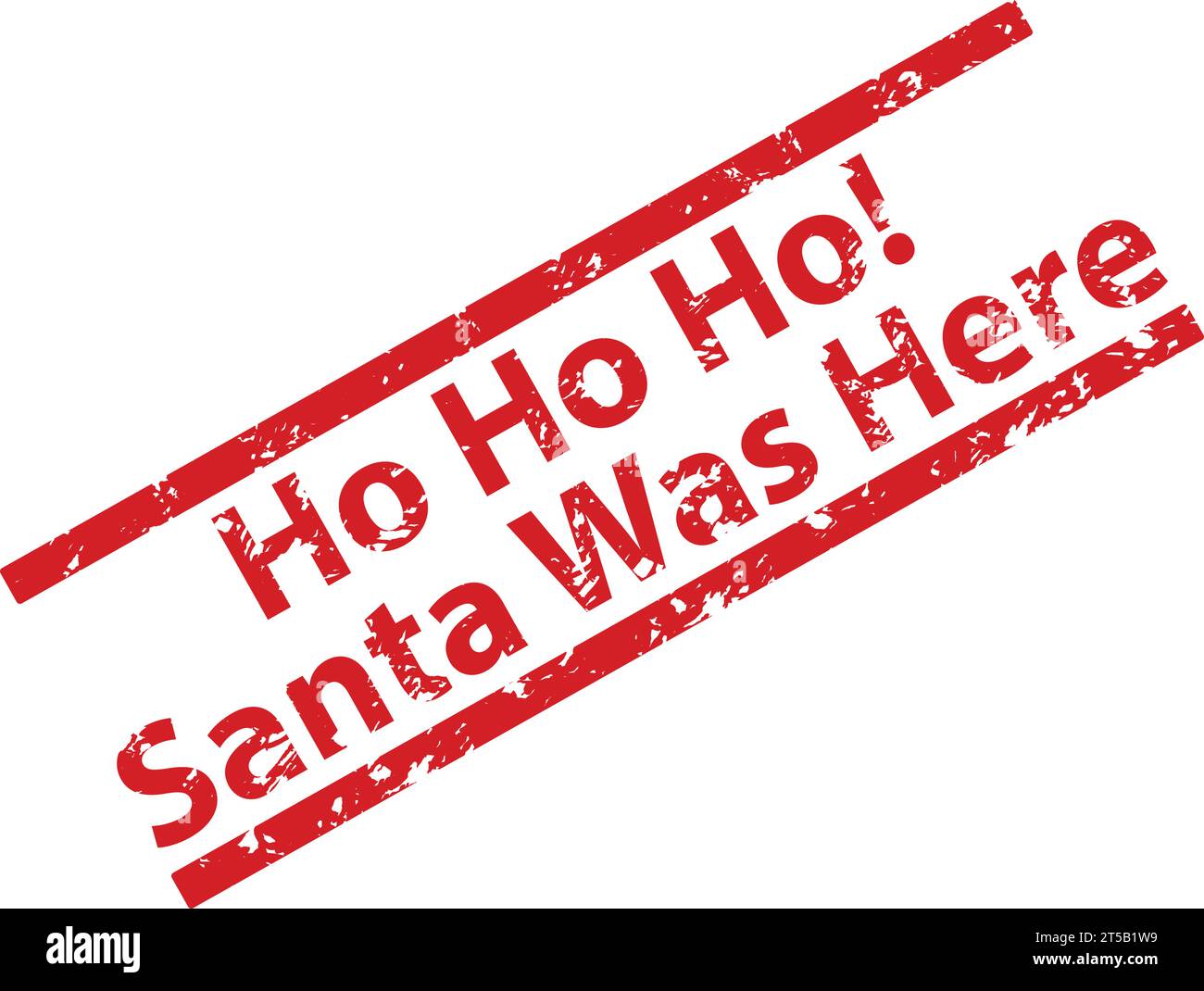 Ho ho ho Santa was here. Vector of decoration xmas, symbol and sign ...