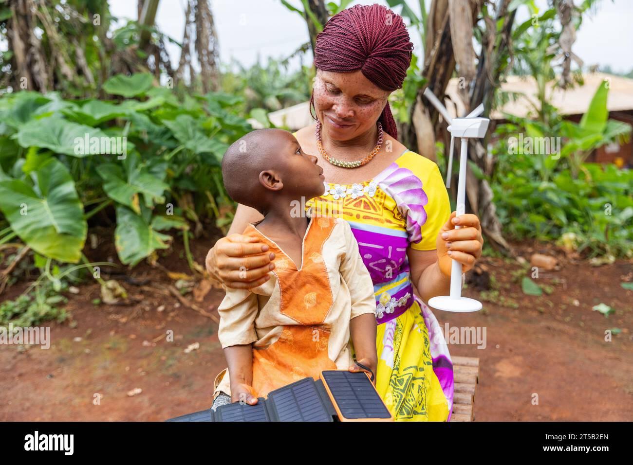 Baby asks mom questions about the clean energy lesson she is giving him ...