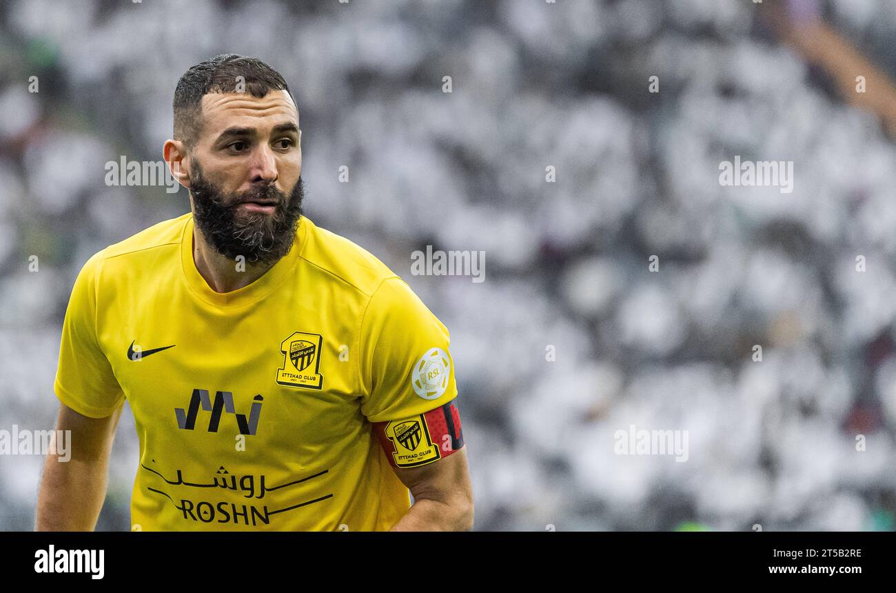 Karim Benzema of Al Ittihad FC during their Match Day 12 of the SAFF ...