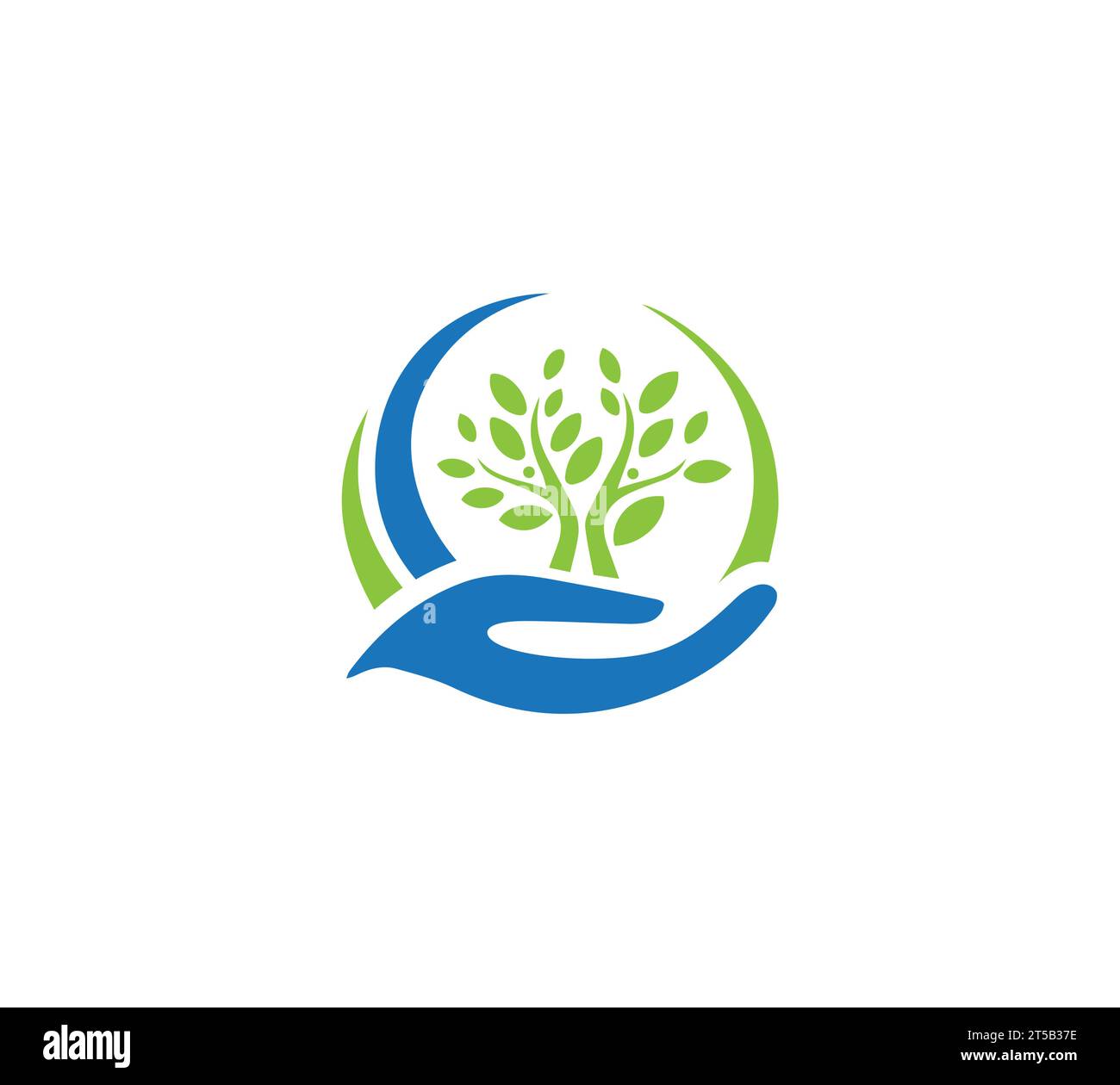 Tree logo design creative Stock Vector Images - Alamy