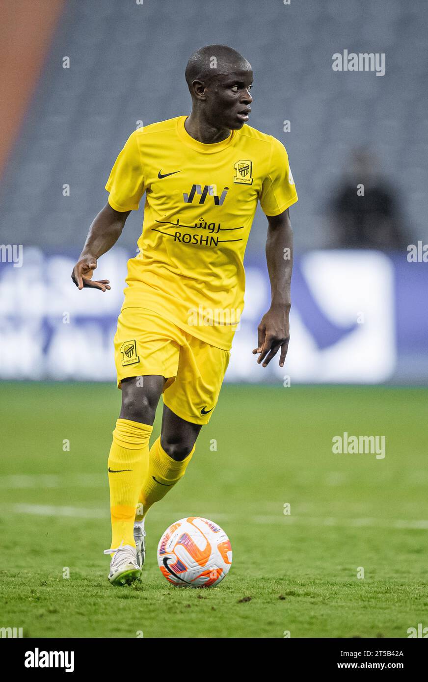 N'Golo Kante of Al Ittihad FC during their Match Day 12 of the SAFF ...