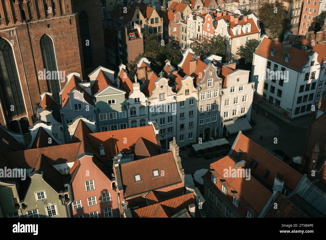 View over the Old Town in Gdańsk, Poland Stock Photo - Alamy