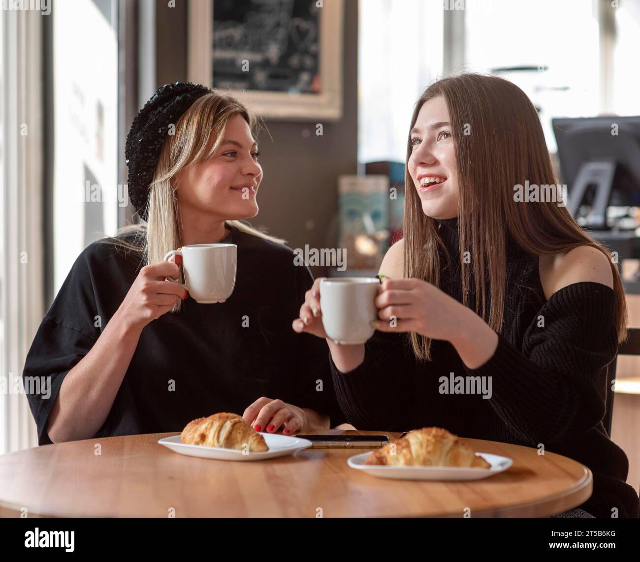 Two best friends spending time together hi-res stock photography and ...