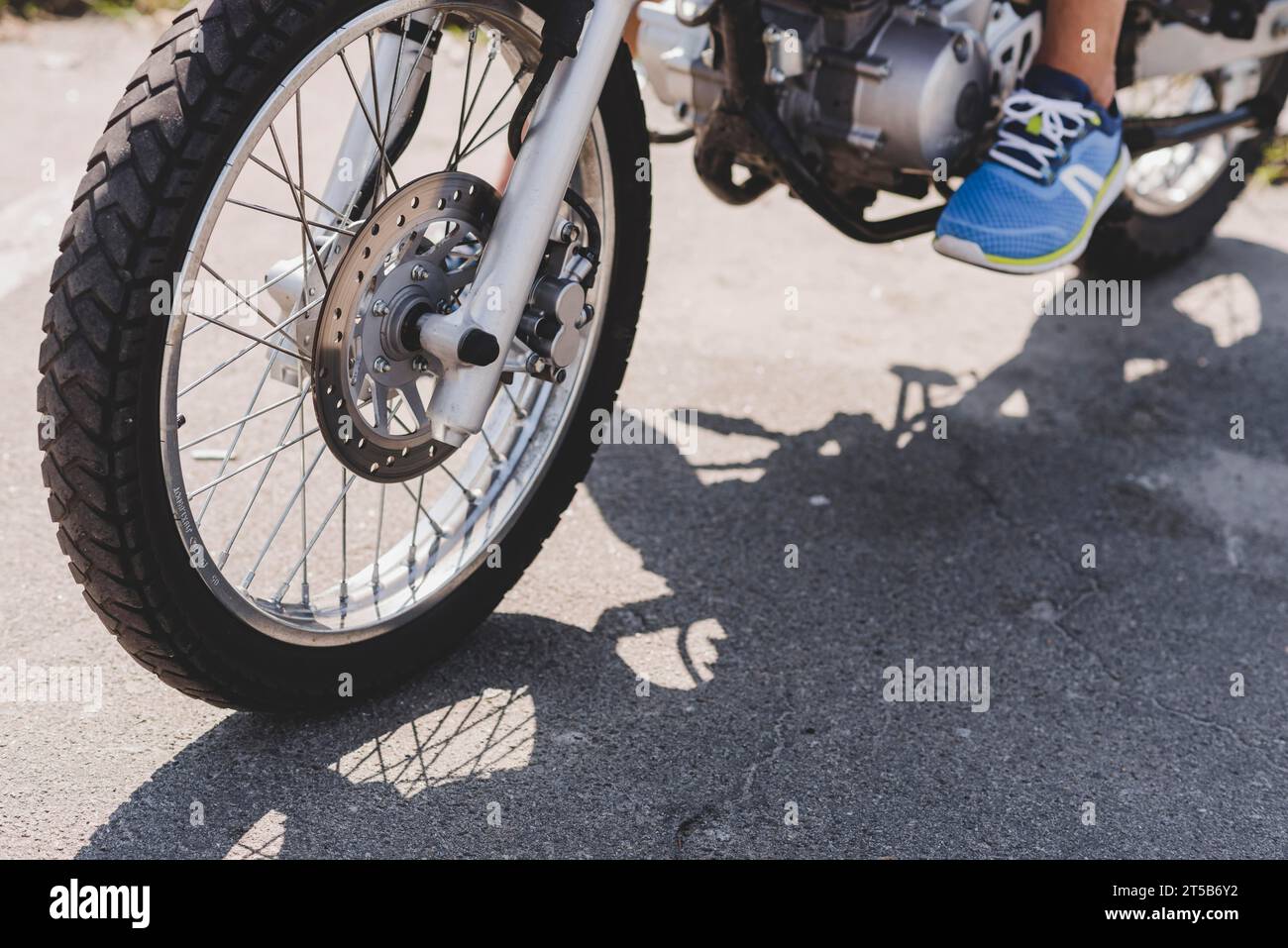 Person riding motorcycle hi-res stock photography and images - Alamy