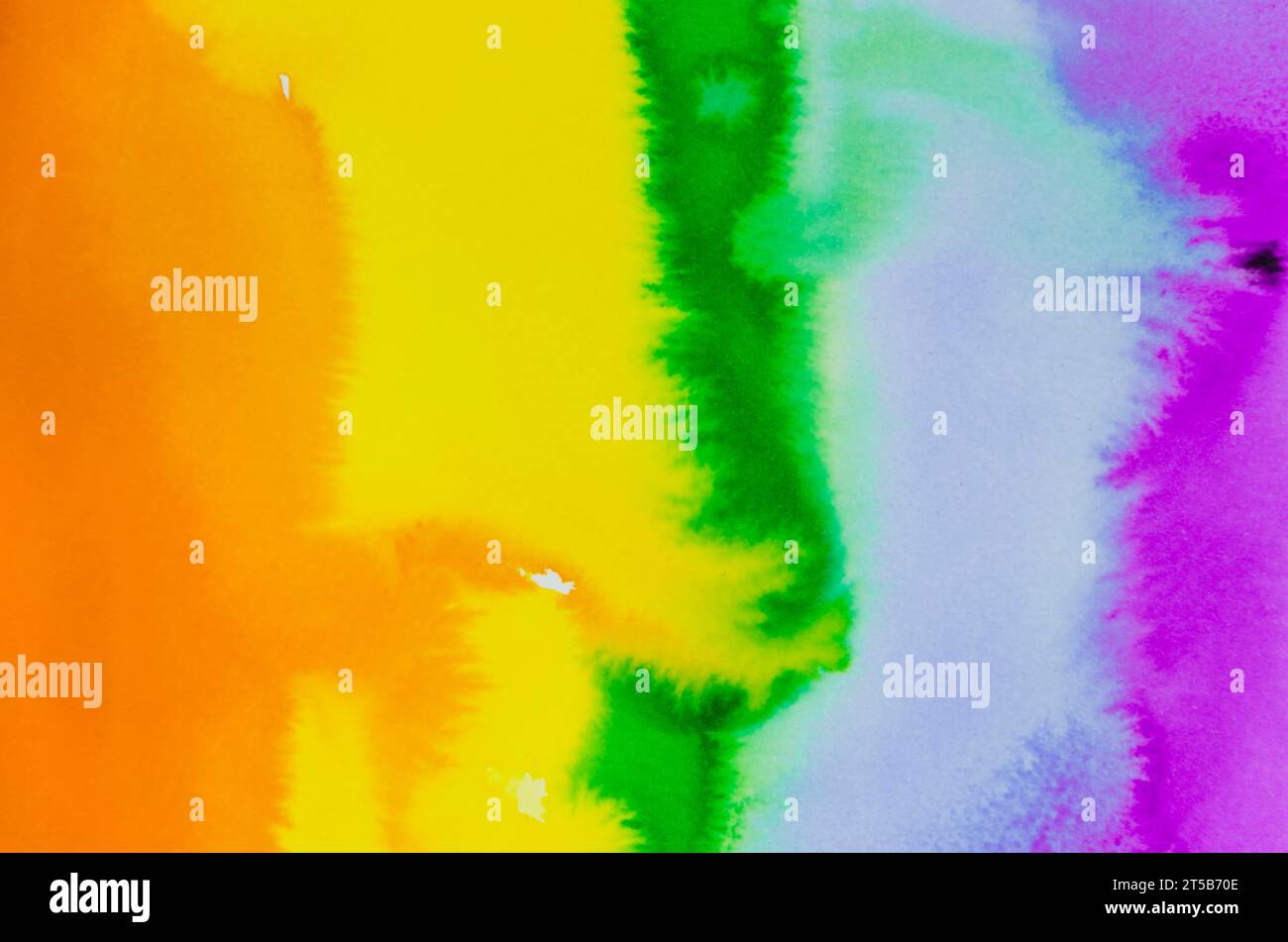 Colorful liquid splatter aquarelle paint texture Stock Photo - Alamy