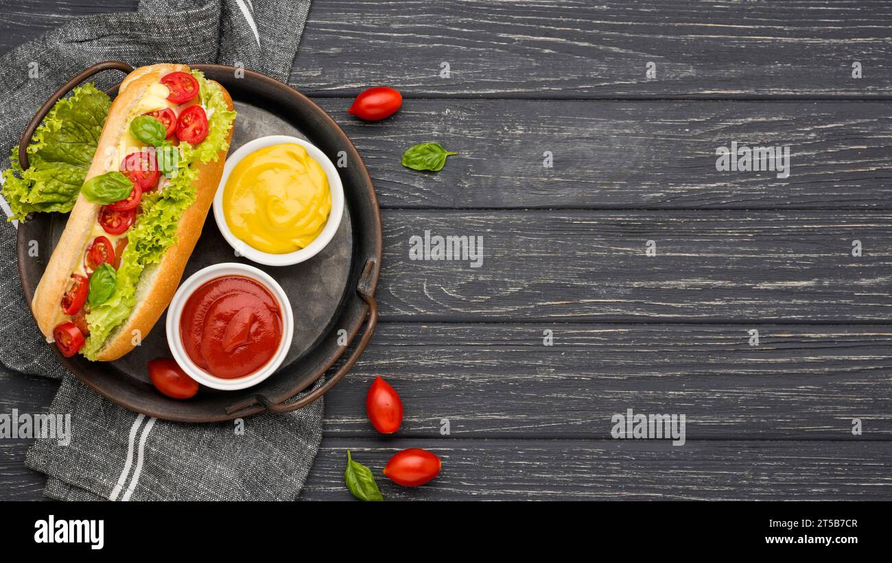 Flatlay dog hi-res stock photography and images - Alamy