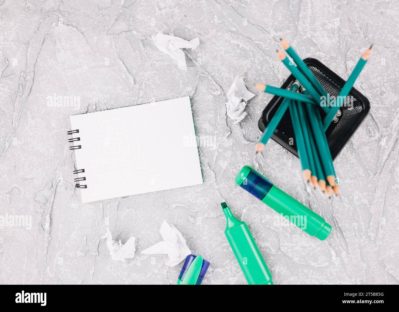 Office stationery notepad Stock Photo - Alamy