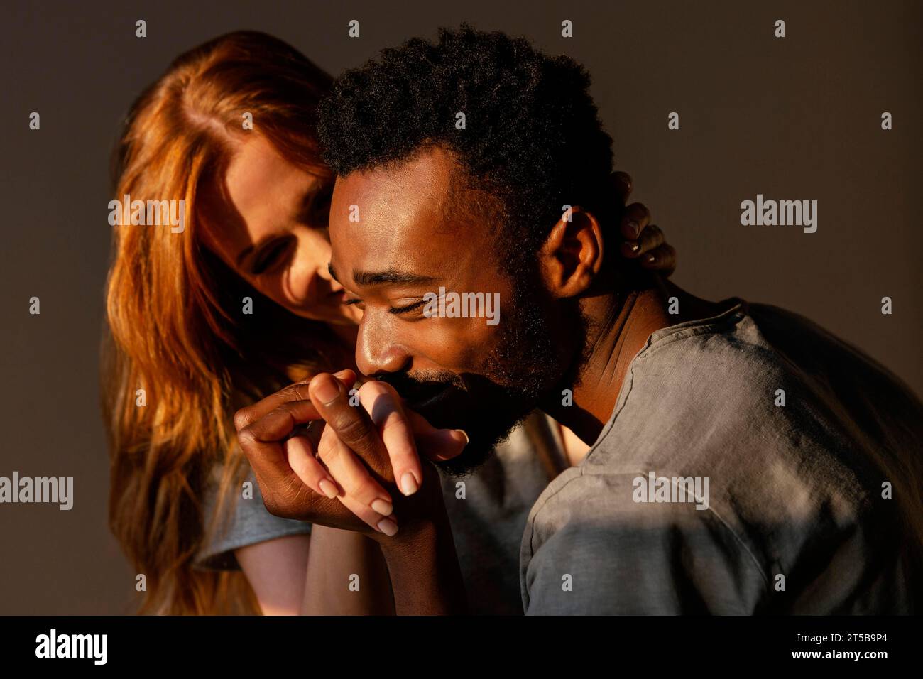 Close up man kissing woman s hand Stock Photo - Alamy