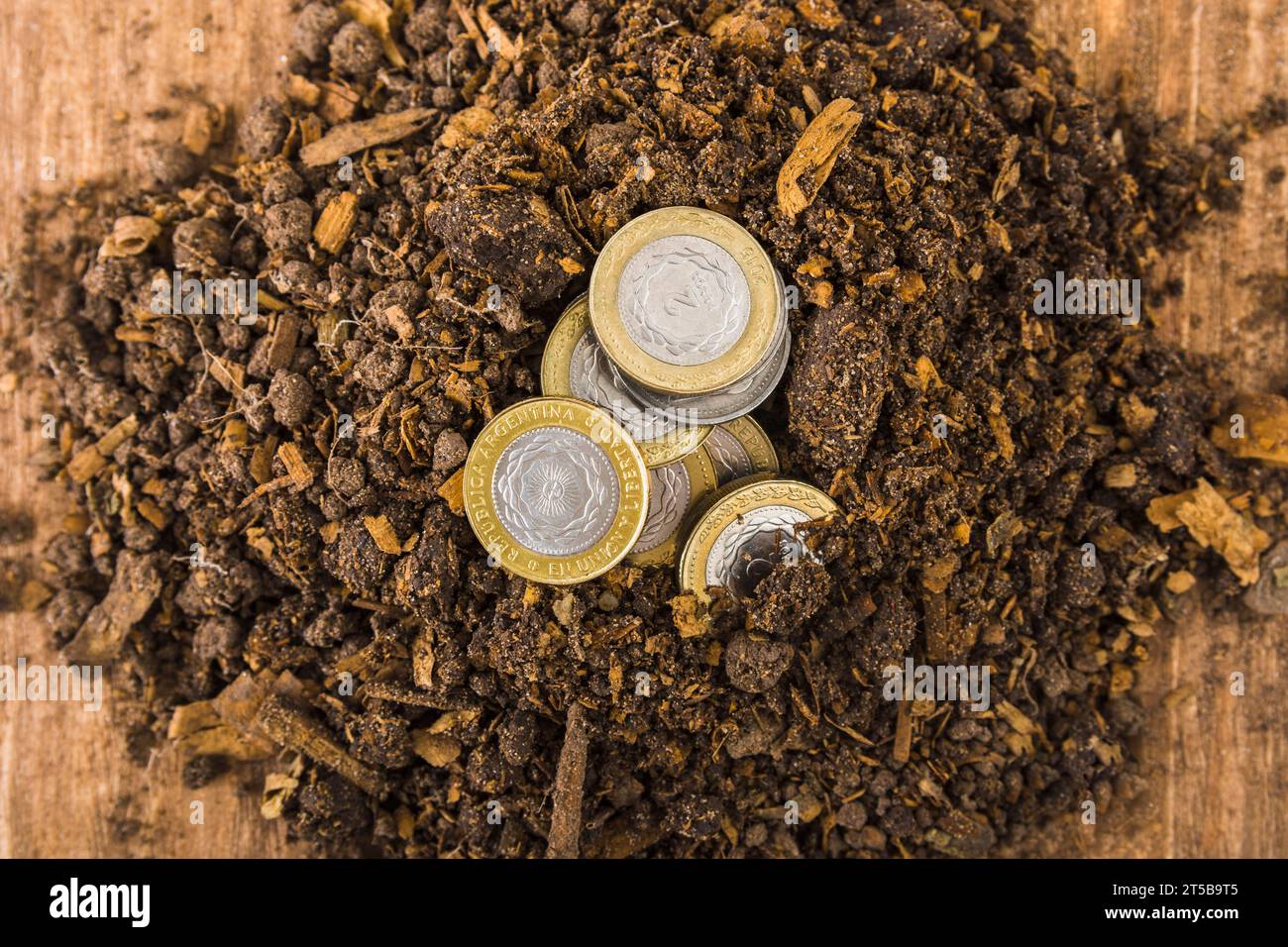 Ground coins hi-res stock photography and images - Alamy