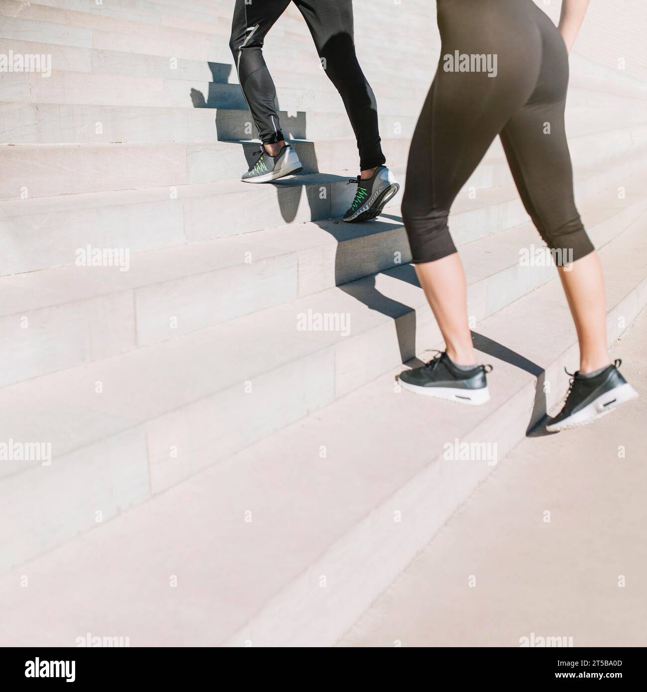 Girls walking up stairs hi-res stock photography and images - Alamy