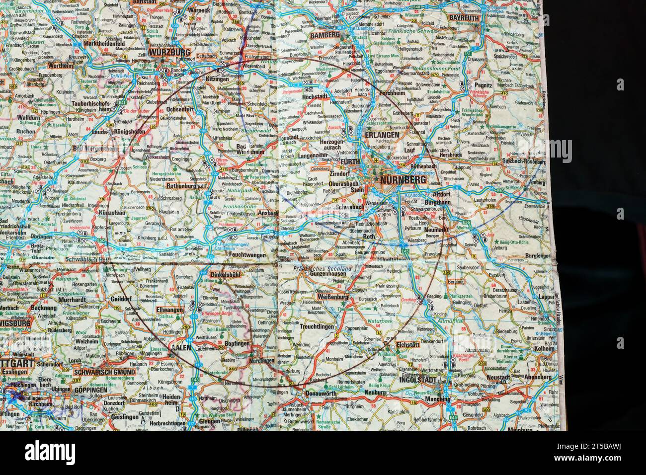 Urban map germany hi-res stock photography and images - Alamy