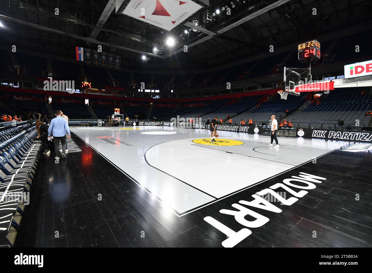 Belgrade, Serbia, 26 October, 2023. General view of Stark Arena during ...