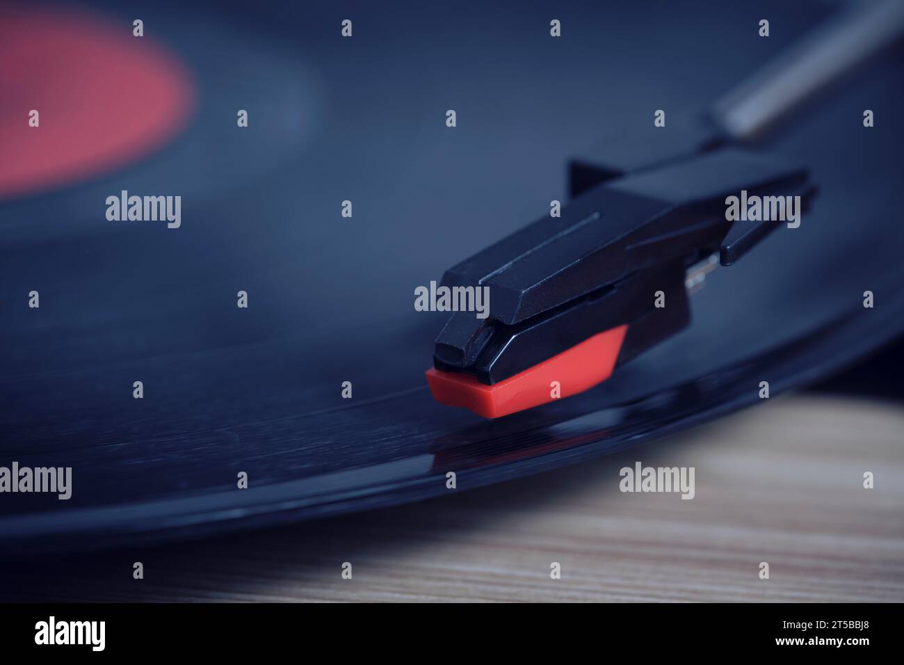 Classic vinyl record player closeup Stock Photo - Alamy