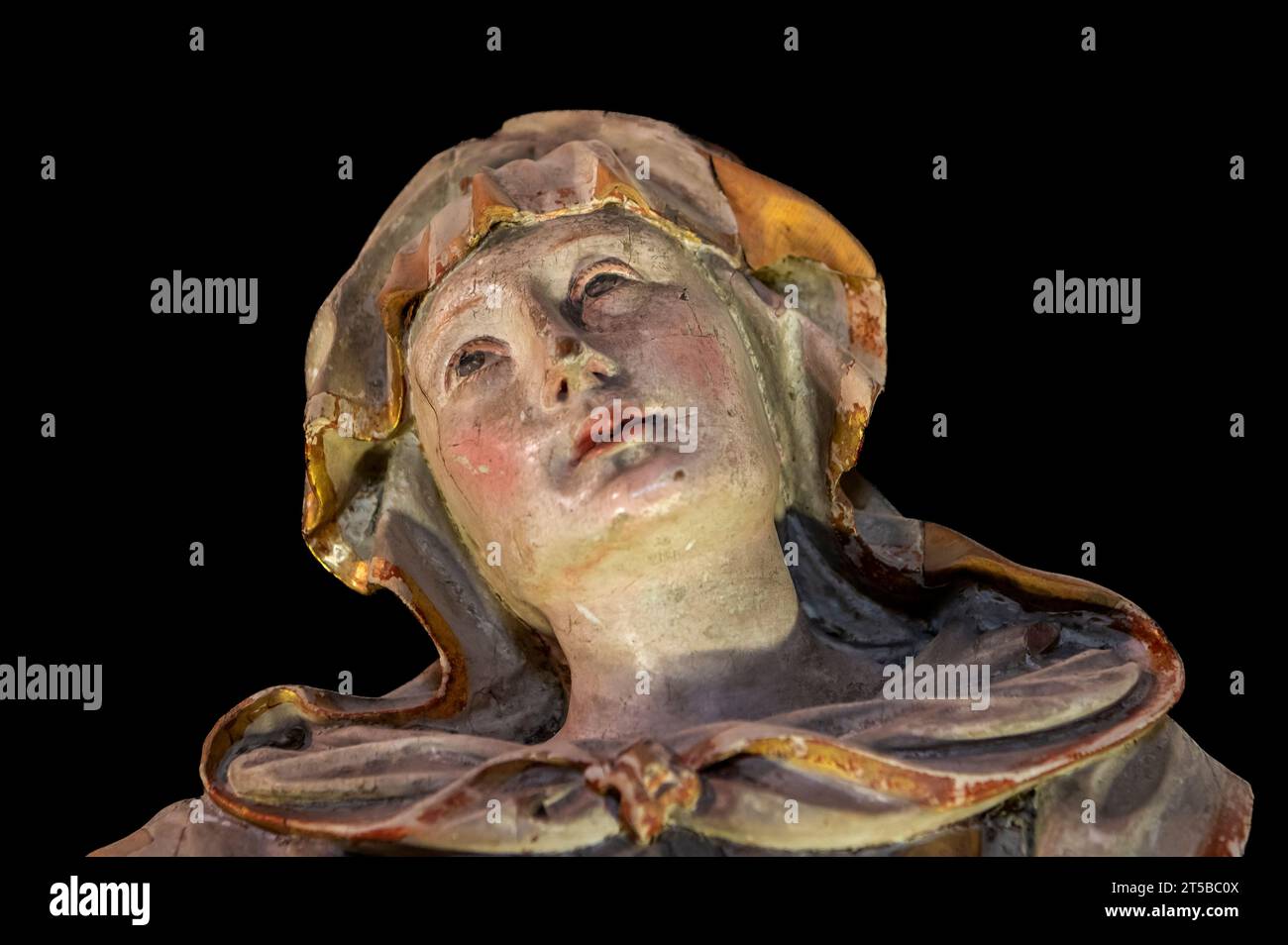 Augustinian Abbey of Neustift. Interior room of the famous Abbey Museum ...