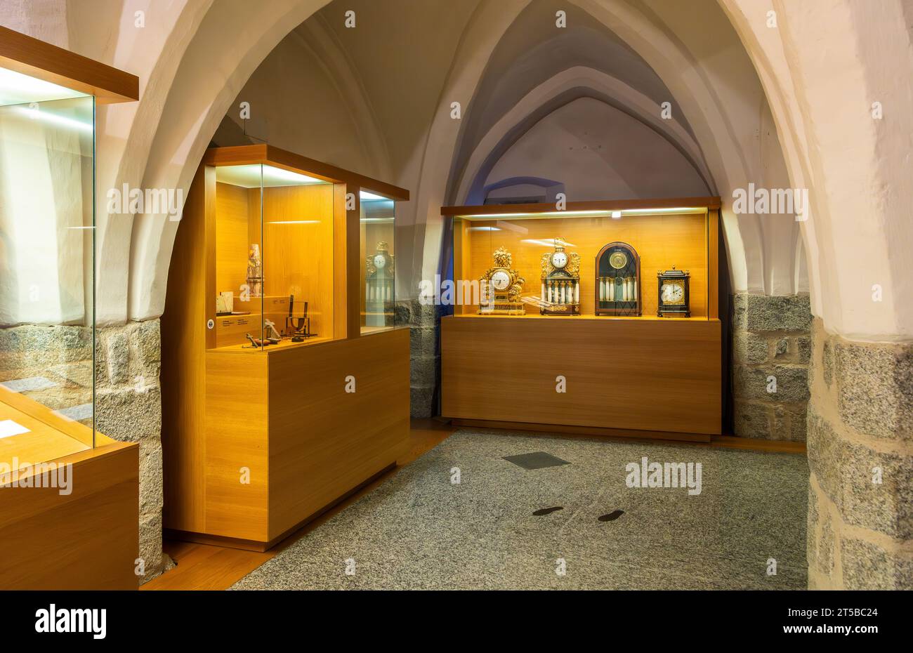 Augustinian Abbey of Neustift. Interior of the famous Abbey Museum ...