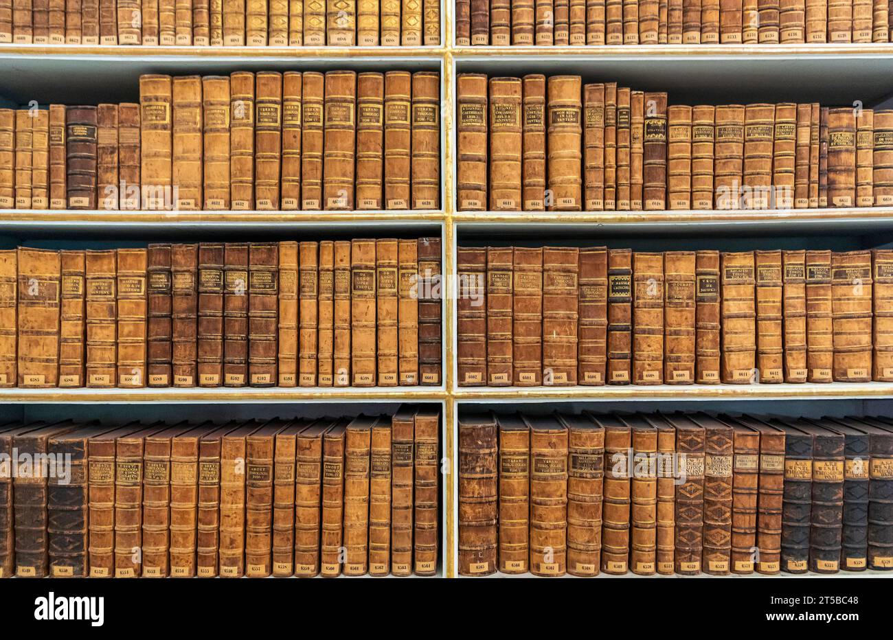 Augustinian Abbey of Neustift (Novacella). Interior of the famous ...