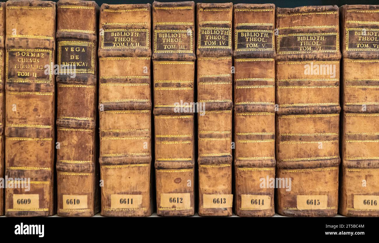 Augustinian Abbey of Neustift (Novacella). Interior of the famous ...