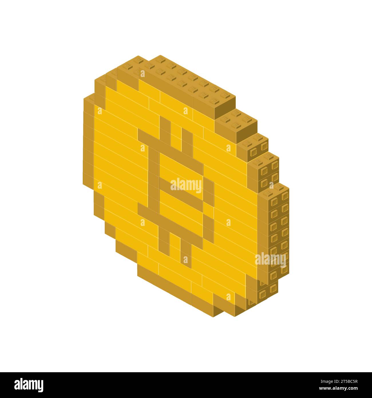 Pixel art bitcoin Stock Vector Images - Alamy