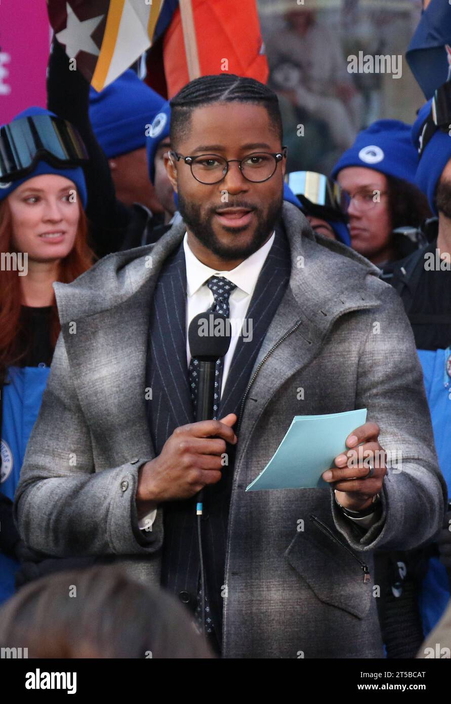 NEW YORK, NY- NOVEMBER 3: Nate Burleson seen during a segment on CBS ...