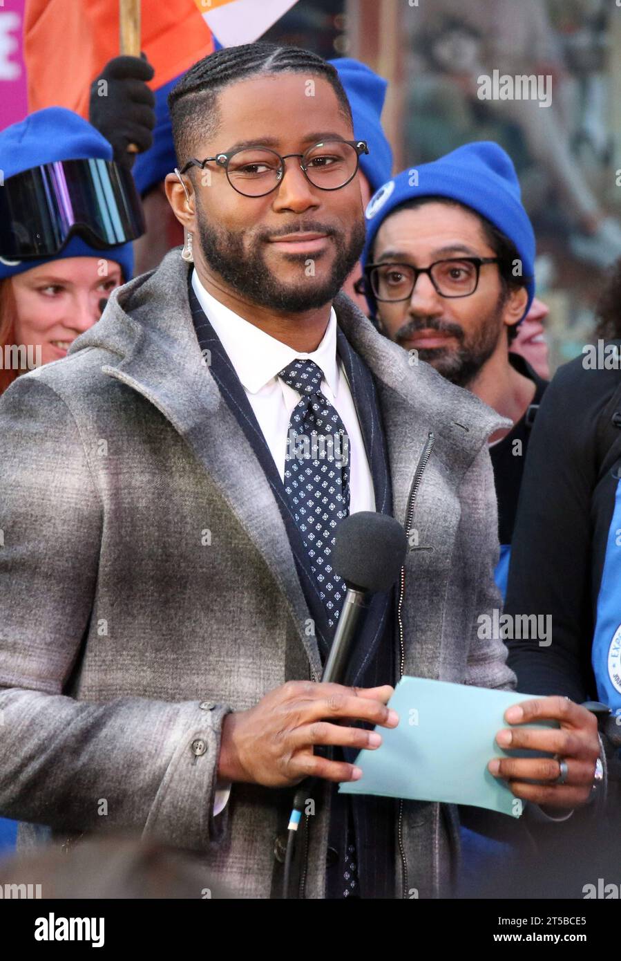 NEW YORK, NY- NOVEMBER 3: Nate Burleson seen during a segment on CBS ...
