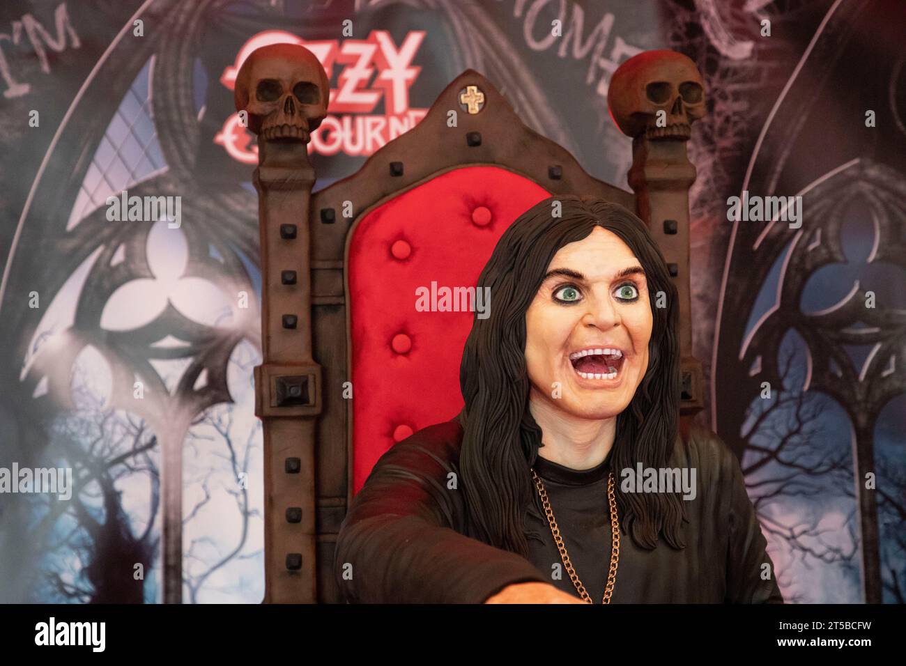 Life-size sculpture of Ozzy Osbourne made from cake unveiled in ...