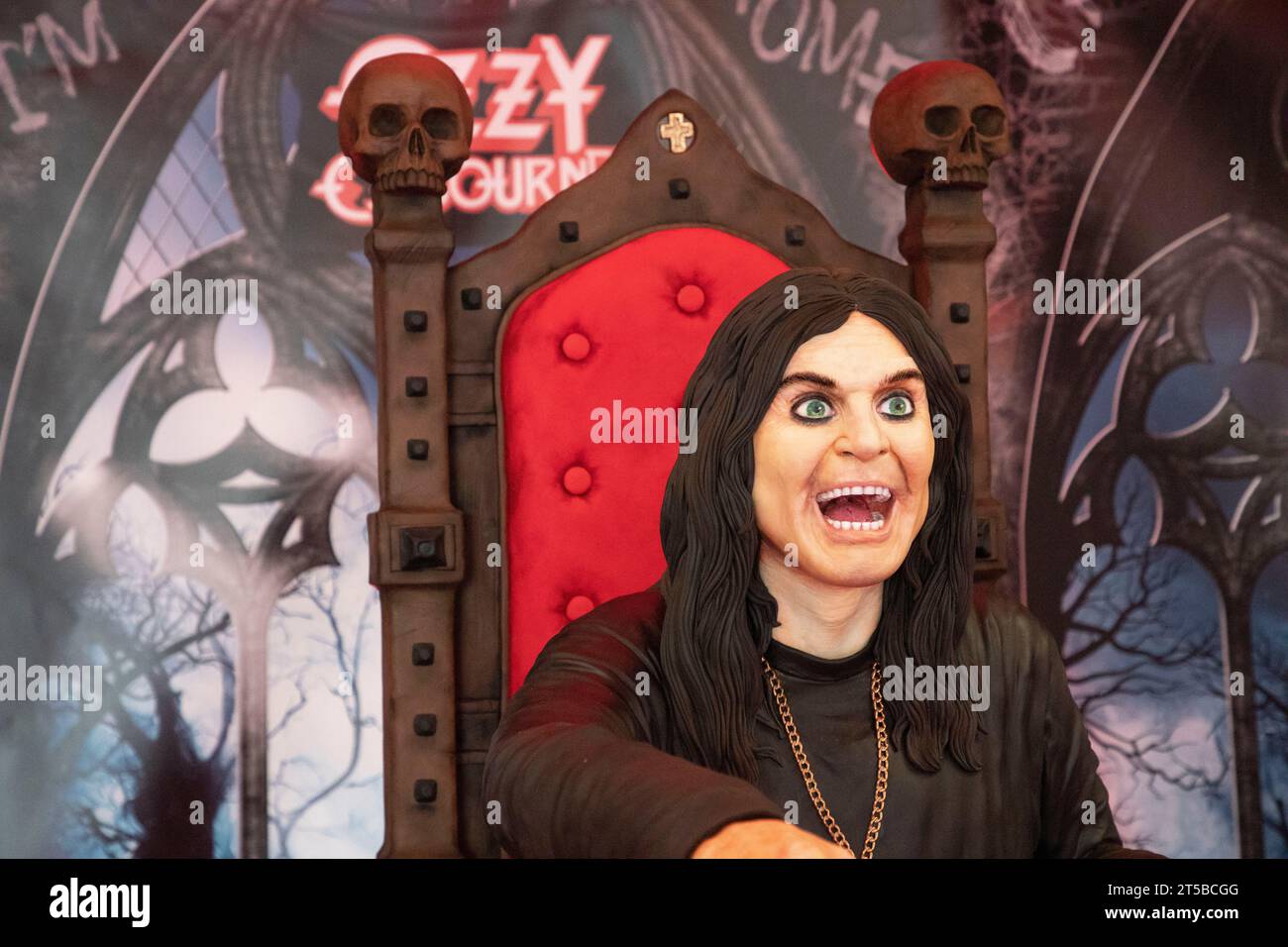 Life-size sculpture of Ozzy Osbourne made from cake unveiled in ...