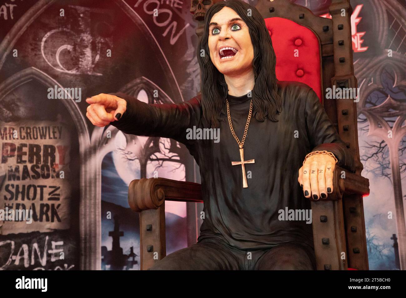Life-size sculpture of Ozzy Osbourne made from cake unveiled in ...