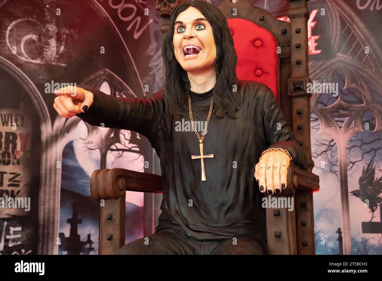 Life-size sculpture of Ozzy Osbourne made from cake unveiled in ...
