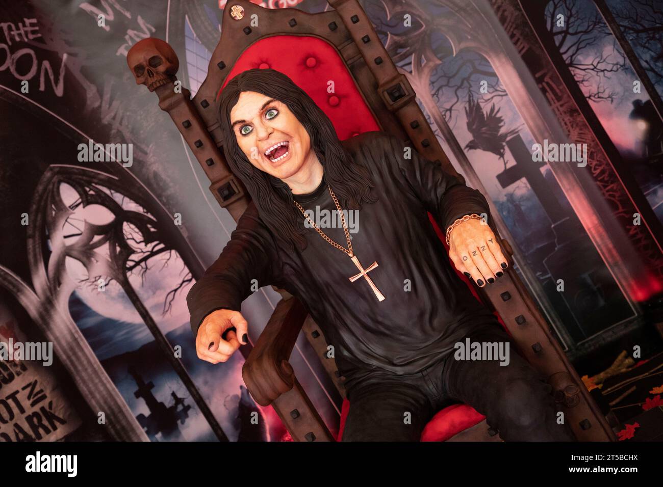 Life-size sculpture of Ozzy Osbourne made from cake unveiled in ...