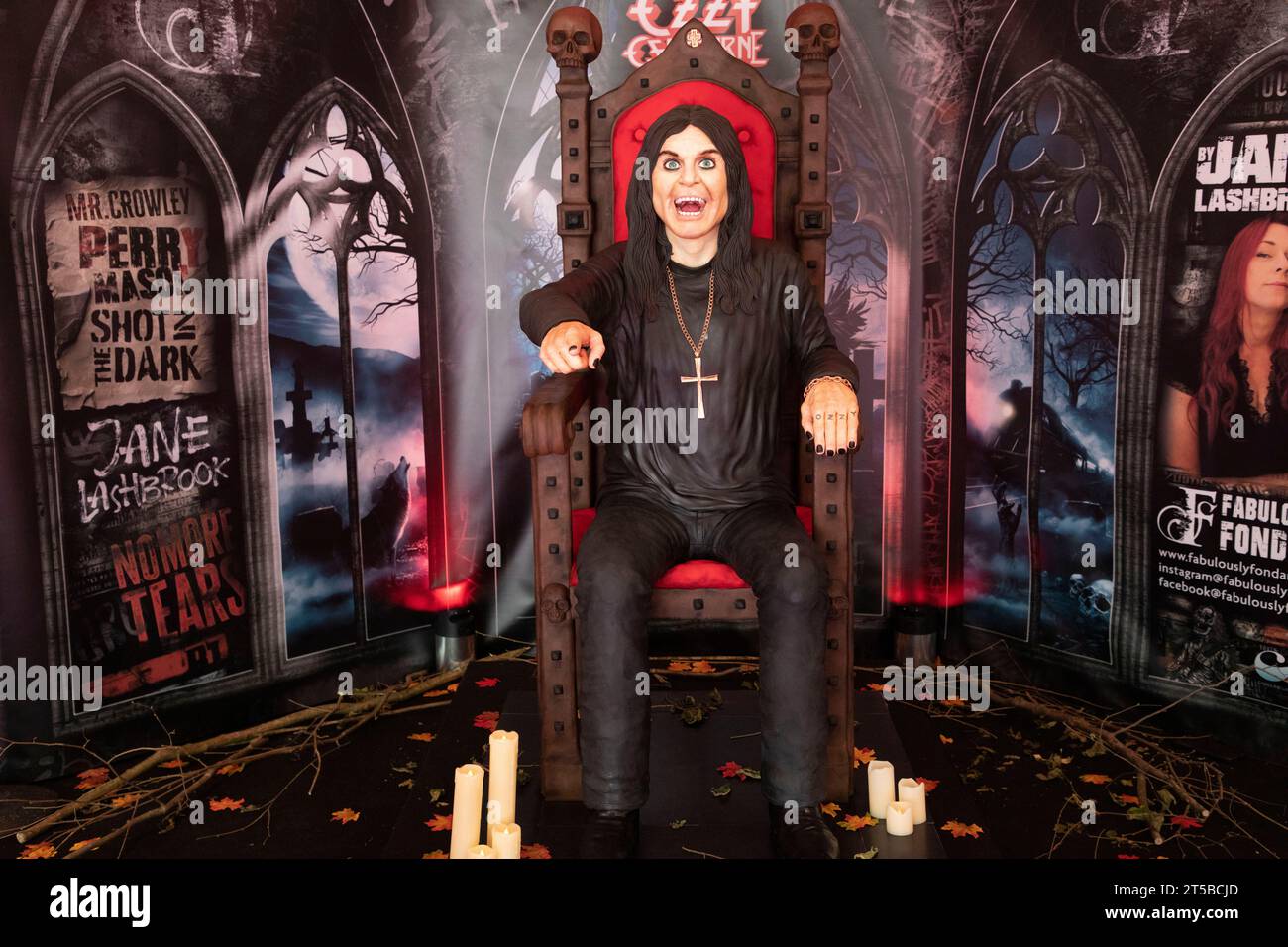 Life-size sculpture of Ozzy Osbourne made from cake unveiled in ...