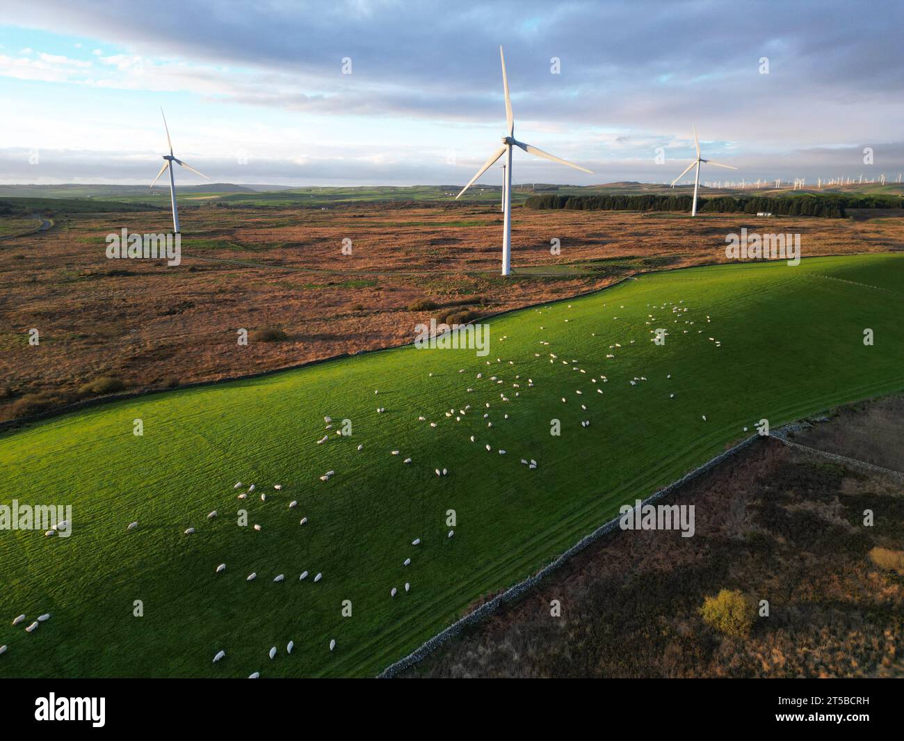 Turbines british windfarm hi-res stock photography and images - Alamy
