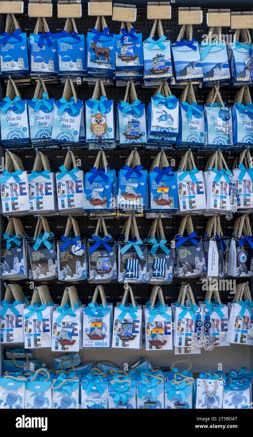 The village of Agios Nikolaos, in the eastern part of Crete, Souvenirs ...