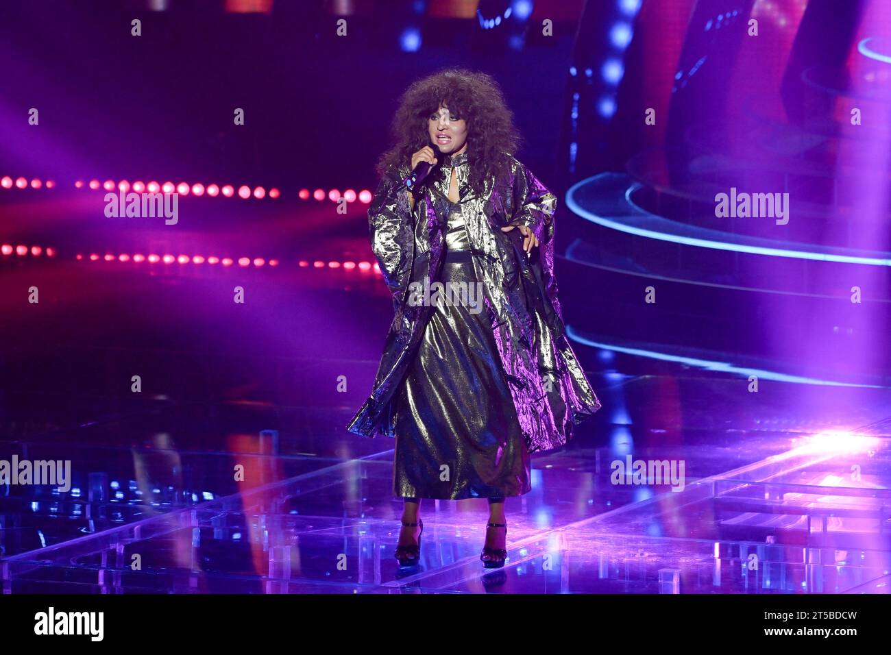 Rome, Italy. 04th Nov, 2023. Jasmine Rotolo performs during the Rai Tv ...