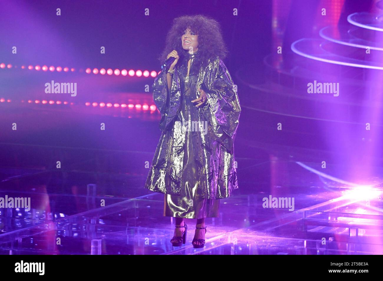 Rome, Italy. 04th Nov, 2023. Jasmine Rotolo performs during the Rai Tv ...
