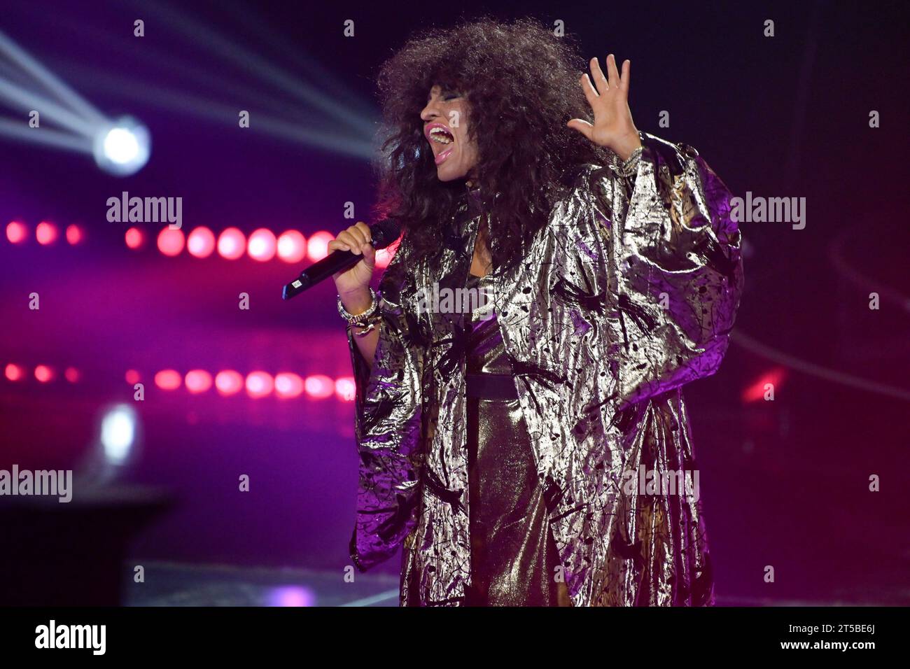 Rome, Italy. 04th Nov, 2023. Jasmine Rotolo performs during the Rai Tv ...