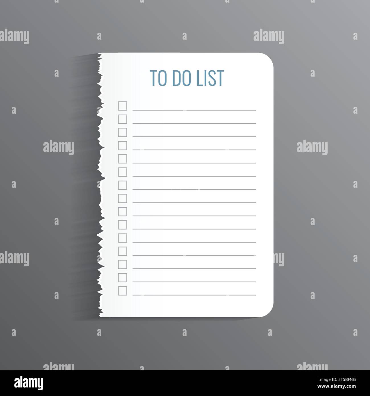 To do list or planning icon in flat style. Paper sheet with clipboard ...